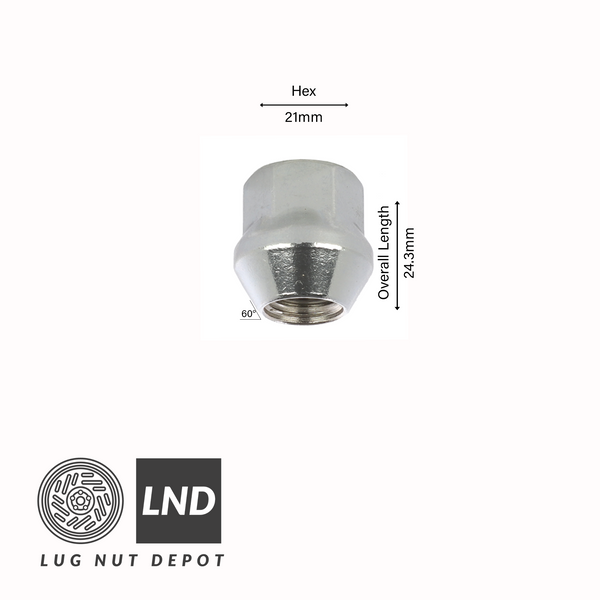 Tesla Open End Lug Nut - (14x1.50) – Lug Nut Depot