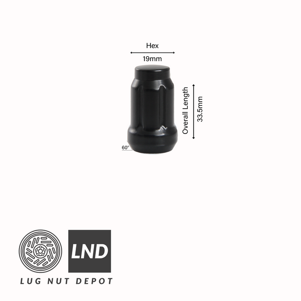 Premium Spline Nut Kit With Key - Black – Lug Nut Depot