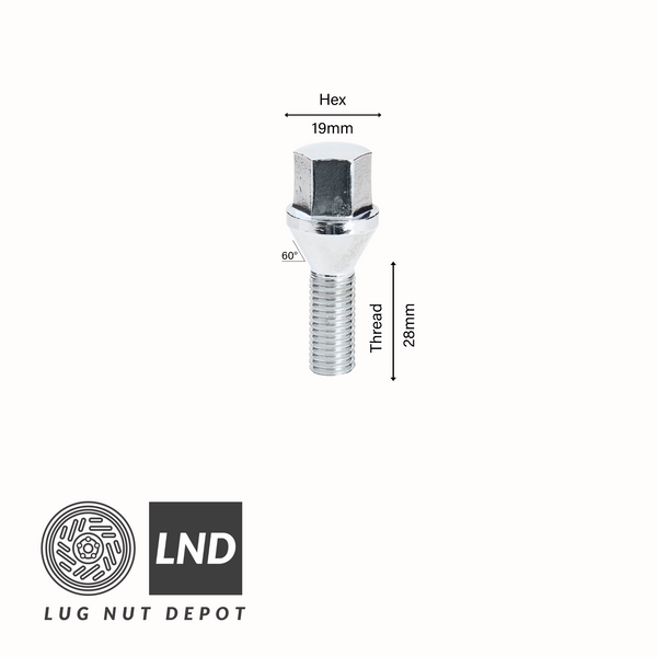 Jeep Cherokee Lug Bolt - Chrome – Lug Nut Depot