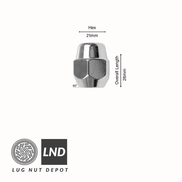 OEM Mazda Lug Nut - Chrome – Lug Nut Depot